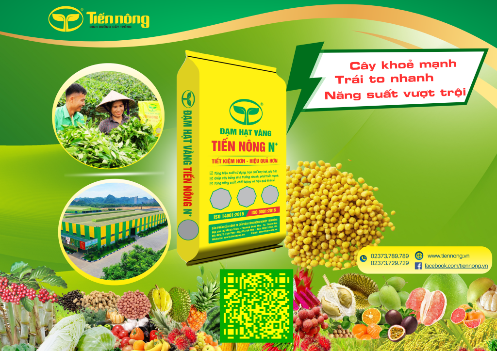 Đạm Hạt Vàng Tiến Nông N+ giải pháp cung cấp đạm hiệu quả cho cây trồng ...